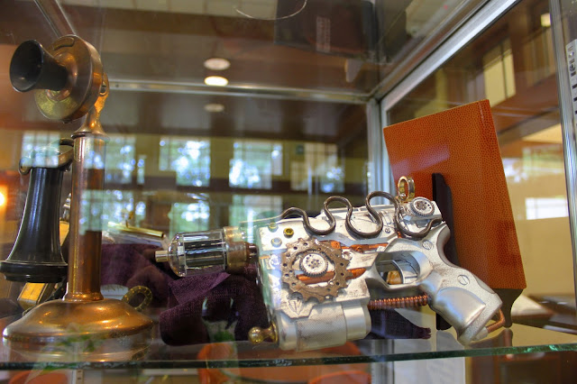 Paintings that Fly: STEAMPUNK LIBRARY DISPLAY