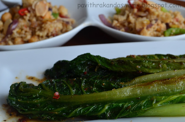 The Fat Lady: Braised romaine lettuce hearts