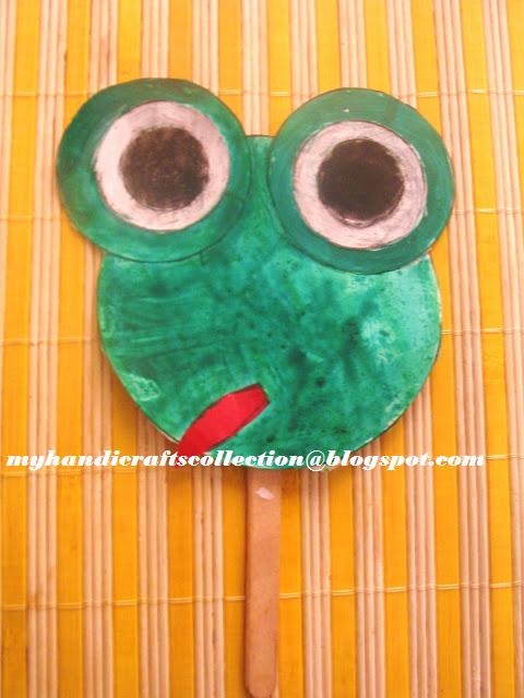 COLOURFUL IMAGINATIONS !!!!!!!: FROG PUPPET - DIY