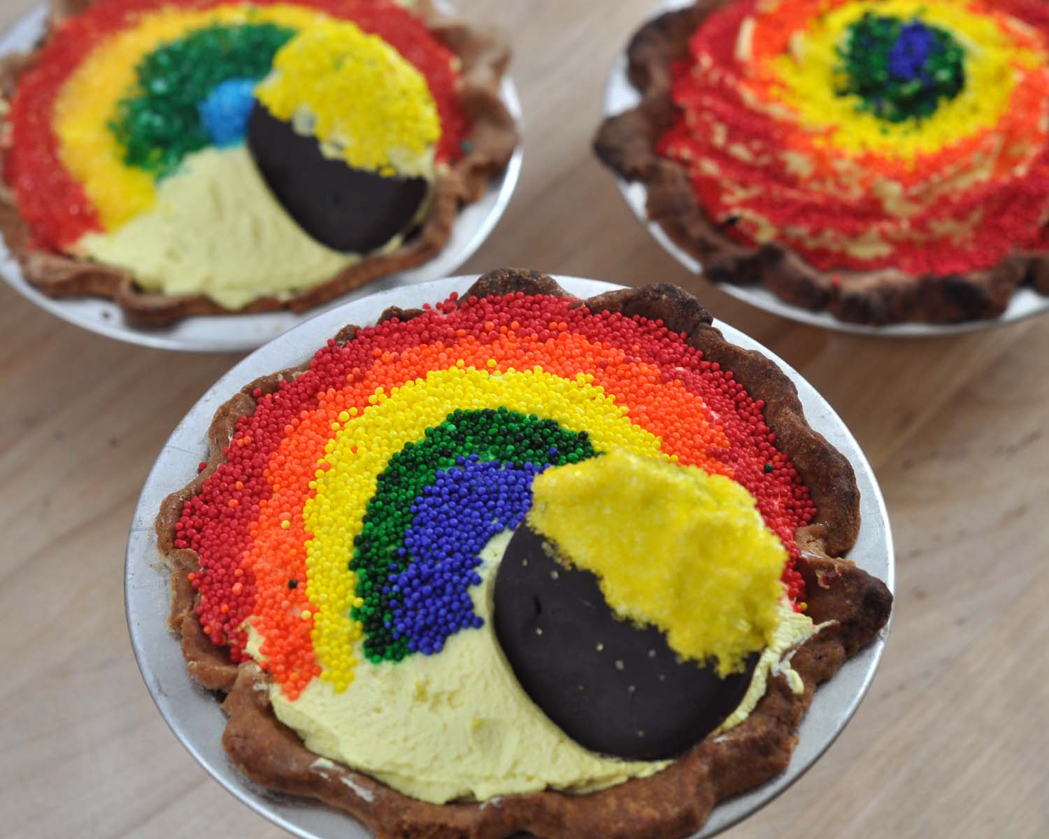 Beki Cook's Cake Blog: Easy Rainbow Pudding Pie for St. Patrick's Day