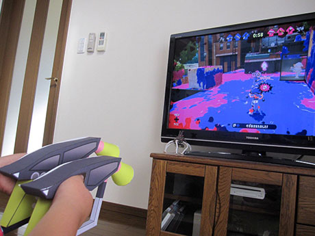 Splatoon 2: Splat Dualies Papercraft Controller For Nintendo Switch ...