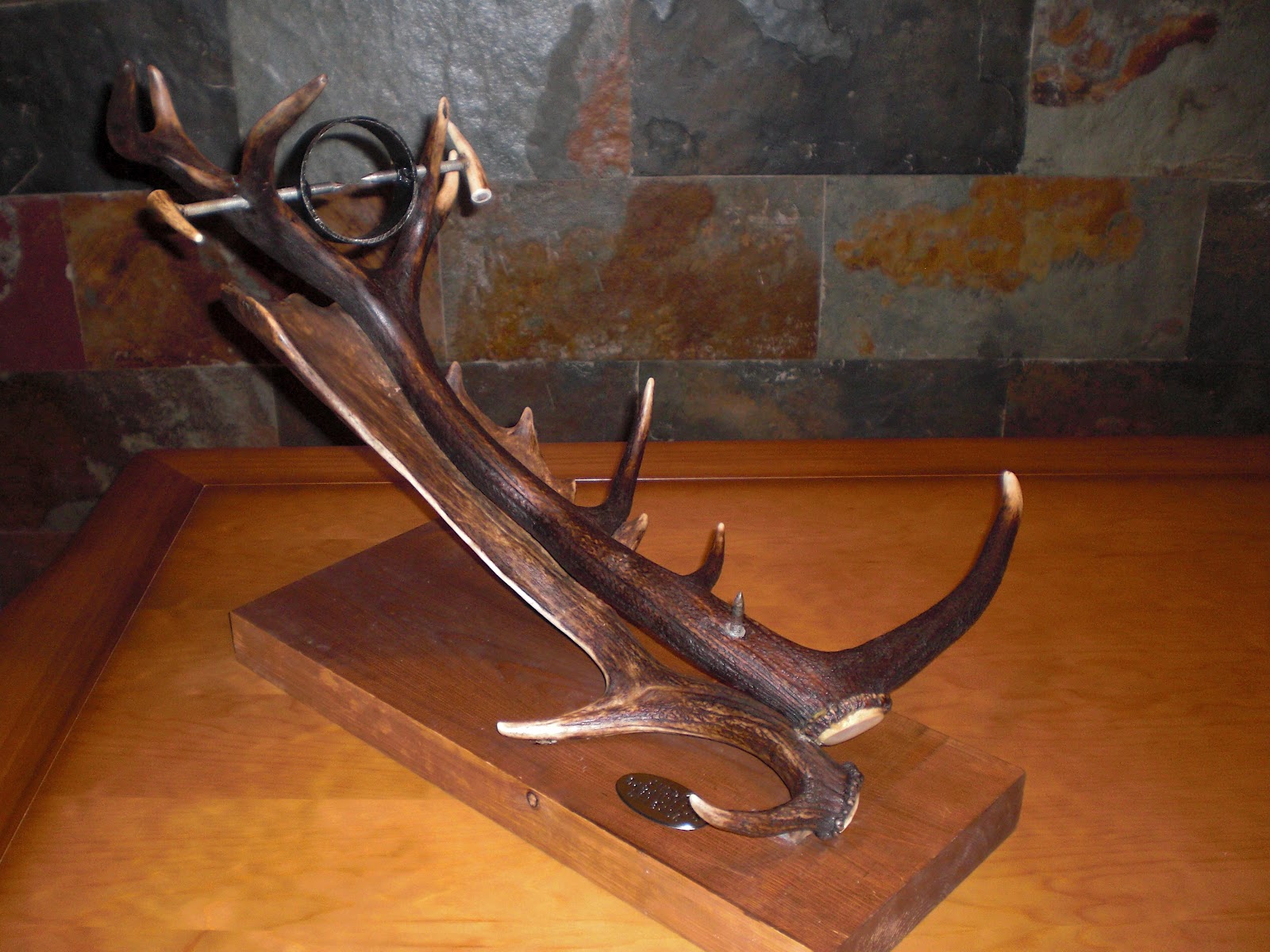 Artesanía en Cuerna de Ciervo La Siberia: JAMONERO CON CUERNA DE CIERVO ...