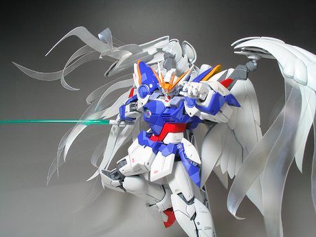 MG 1/100 Wing Gundam Zero Custom - customized build