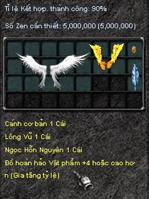 Quay Wing 2 (Cánh cấp 2) trong MU Online - MU Sài Gòn Club - Hướng Dẫn ...