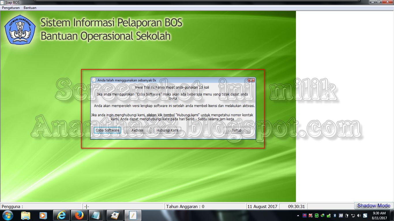 Anantha.blogspot.com: SIAP BOS 5.0.3 FULL VERSION