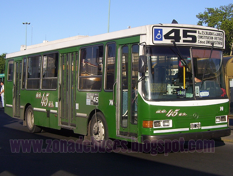 Colectibus - Zona de Buses: LINEA 45