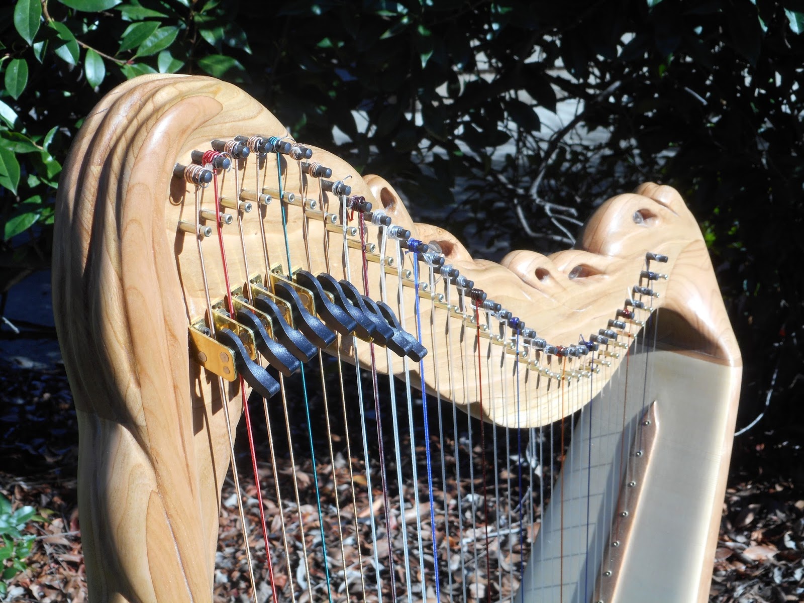 The Custom Harp builder, Glenn J. Hill of Mountain Glen Harps