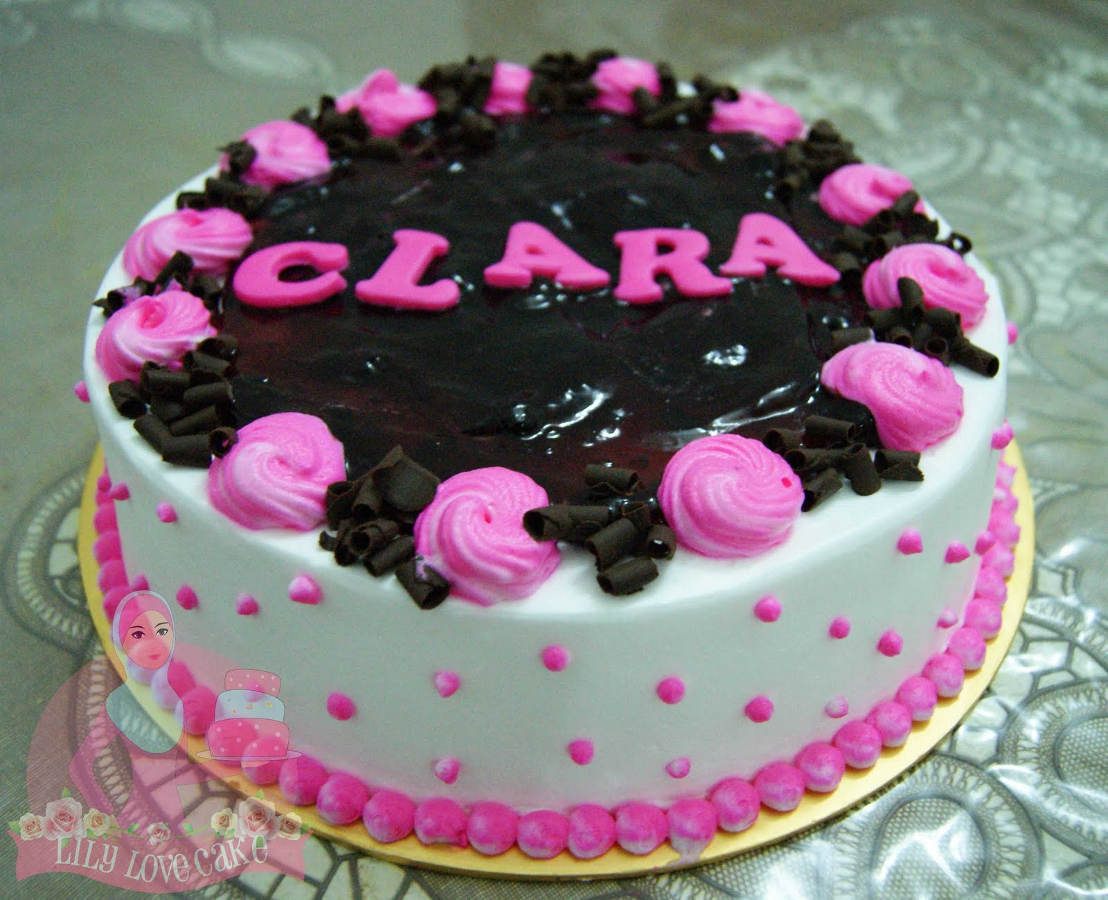 Happy Birthday Clara Emily :~Lily Love Cake
