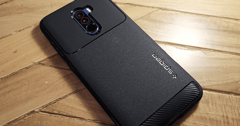 Spigen Rugged Armor case for POCOPHONE F1 now available