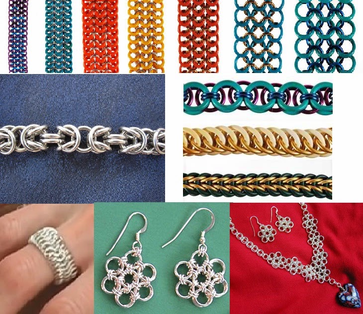 Online Jewelry Making Newsletter: Various Free Chainmaille Jewelry Patterns