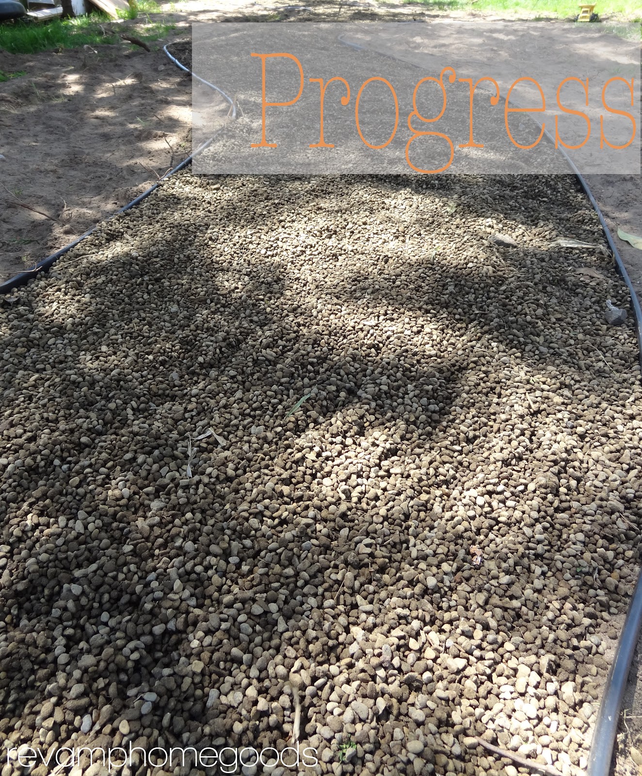 Budget Friendly Landscaping: DIY Pea Gravel Pathway | Revamp Homegoods