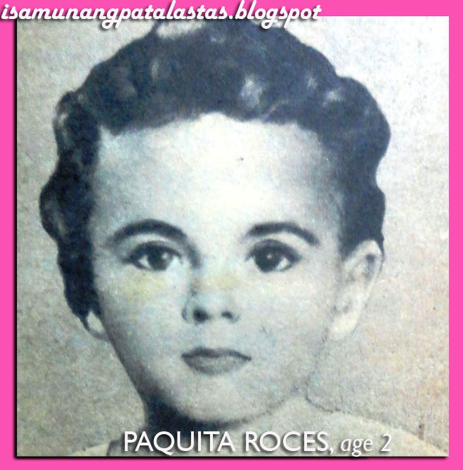 ISA MUNANG PATALASTAS: 54. The Original CAMAY GIRL: PAQUITA ROCES-REVILLA