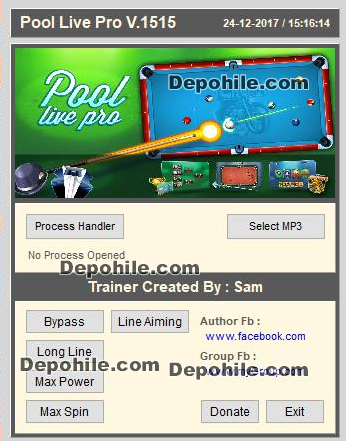 Pool Live Pro Spin,Aim,Hedef Trainer Hilesi İndir 2018