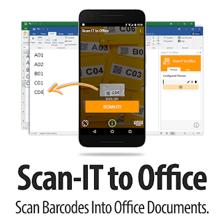 Scan-IT to Office: New App Scans Barcodes Directly Into Microsoft Office