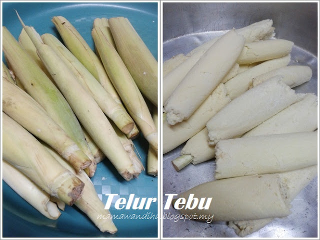 Dari Dapur MaDiHaA: Masak Lemak Putih Sayur Meranti dengan Telur Tebu