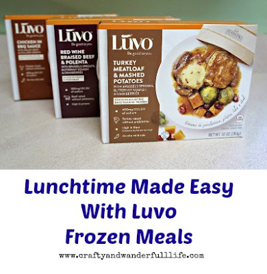 Crafty And Wanderfull Life: Lunchtime Made Easy With Luvo Frozen Meals