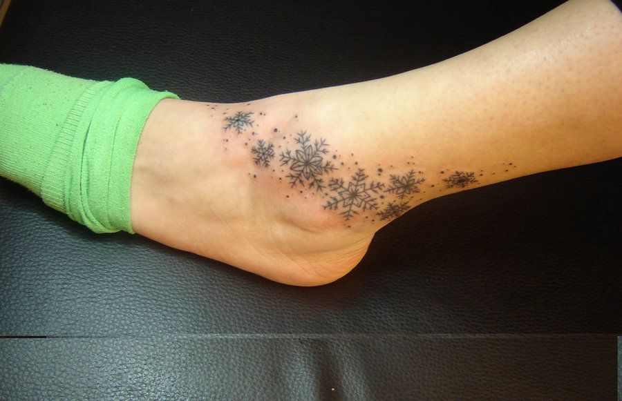 110+ White Snowflake Tattoo Designs With Meanings (2019) Icy Winter ...