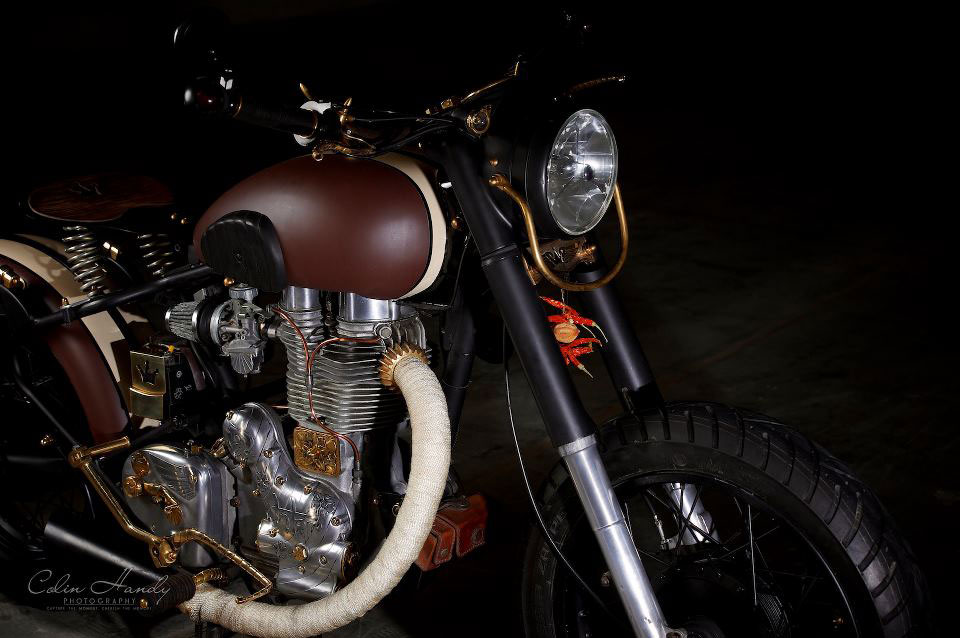 RoyalEnfields.com: This Royal Enfield custom is 'a wicked blend of details'