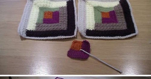 Beautiful Skills - Crochet Knitting Quilting : Log Cabin Blanket - Free ...