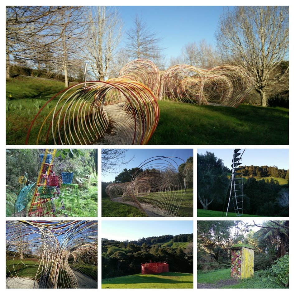 Vivre Auckland: Brick Bay Sculpture Trail - De l'art et du vin