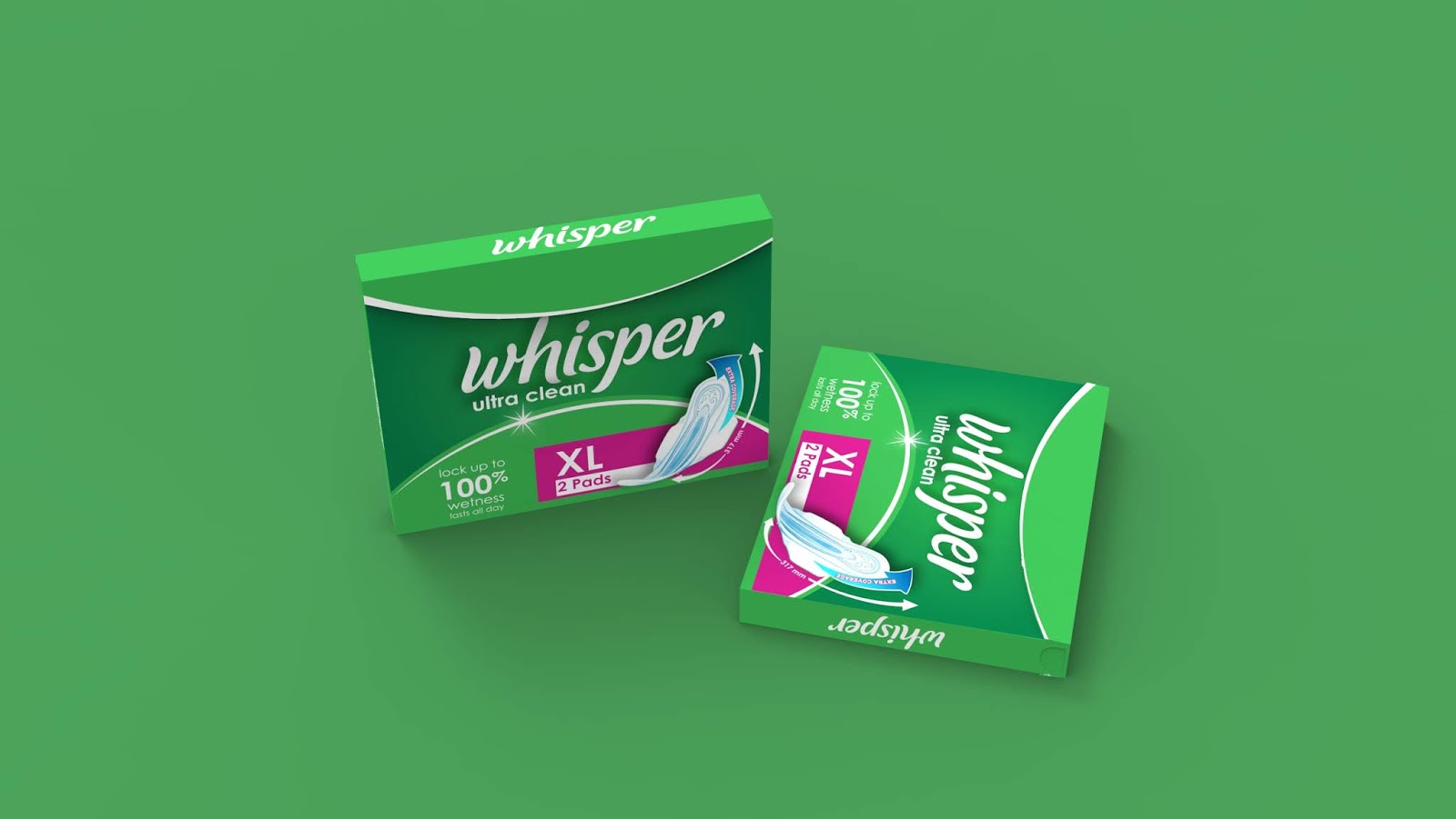 Whisper mini pack – Packaging Of The World