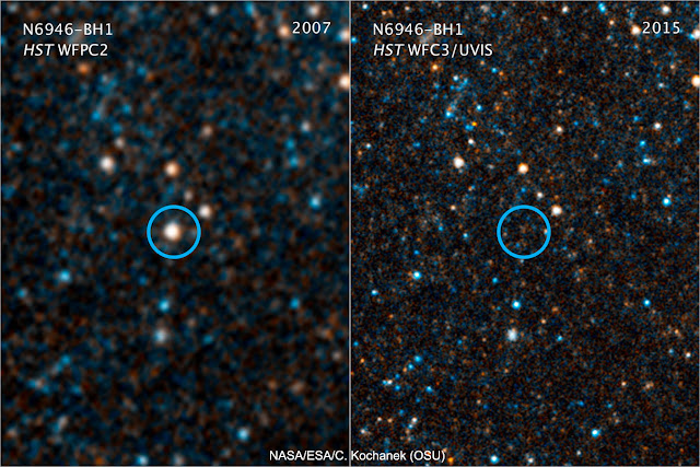 esplaobs: THE CASE OF THE MISSING STAR Image Credit: NASA, ESA, Hubble ...