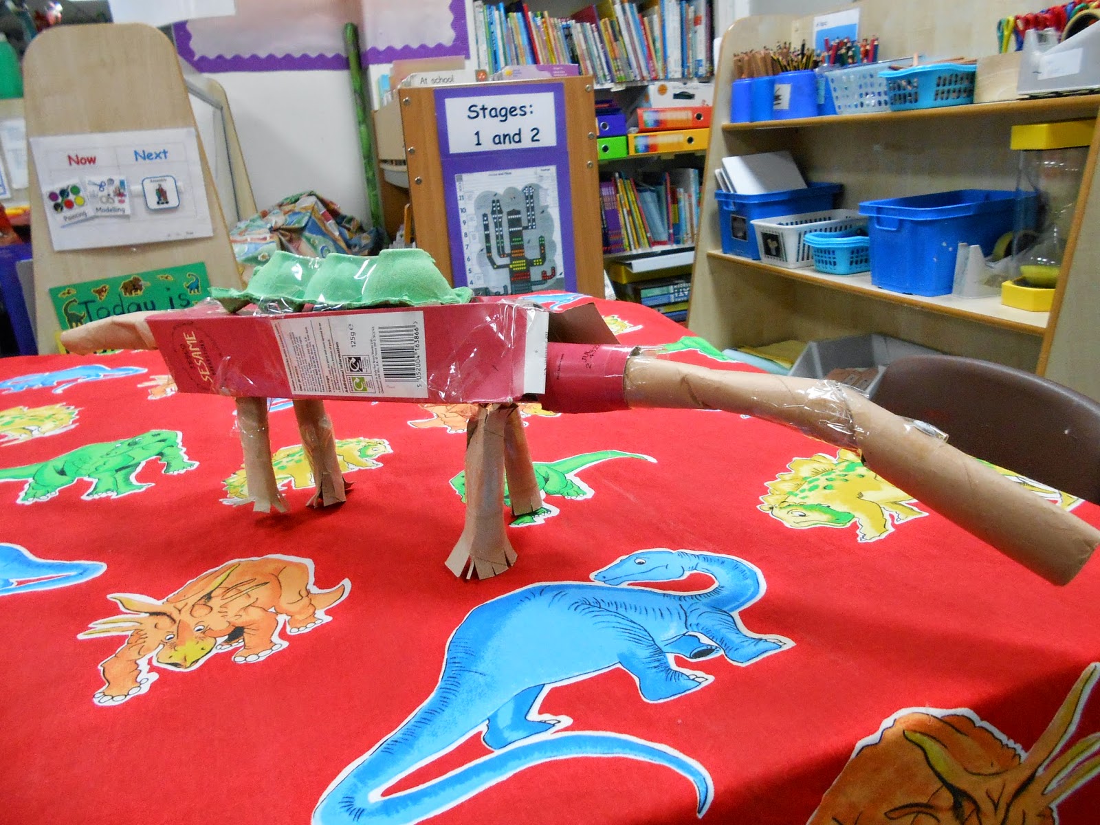 Reception MS St. Chad's: Junk Modelling Dinosaurs