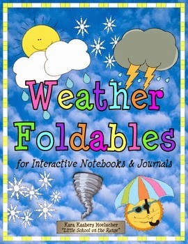 Little School on the Range: Weather Foldables for Interactive Notebooks ...