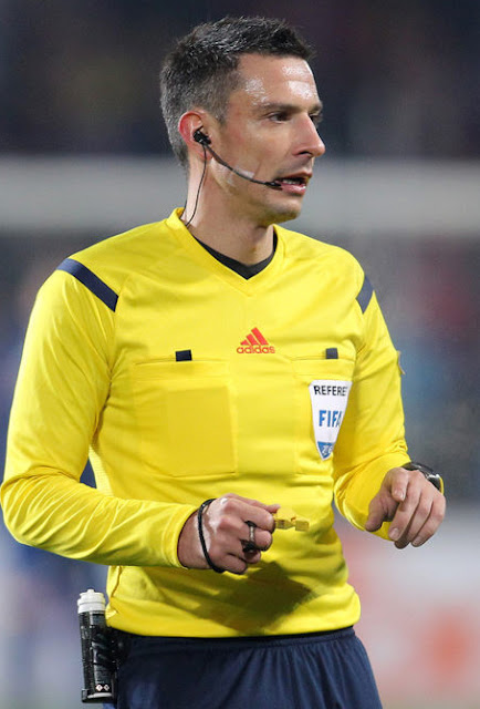 sportcampina: Slovenul Slavko Vincic arbitrează partida Lazio Roma - FCSB