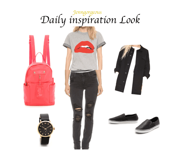 Daily Inspiration Outfit Look- Back to school - JennGorgeous