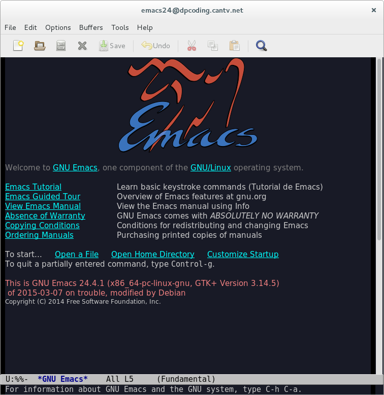 Instalar GNU Emacs en Linux