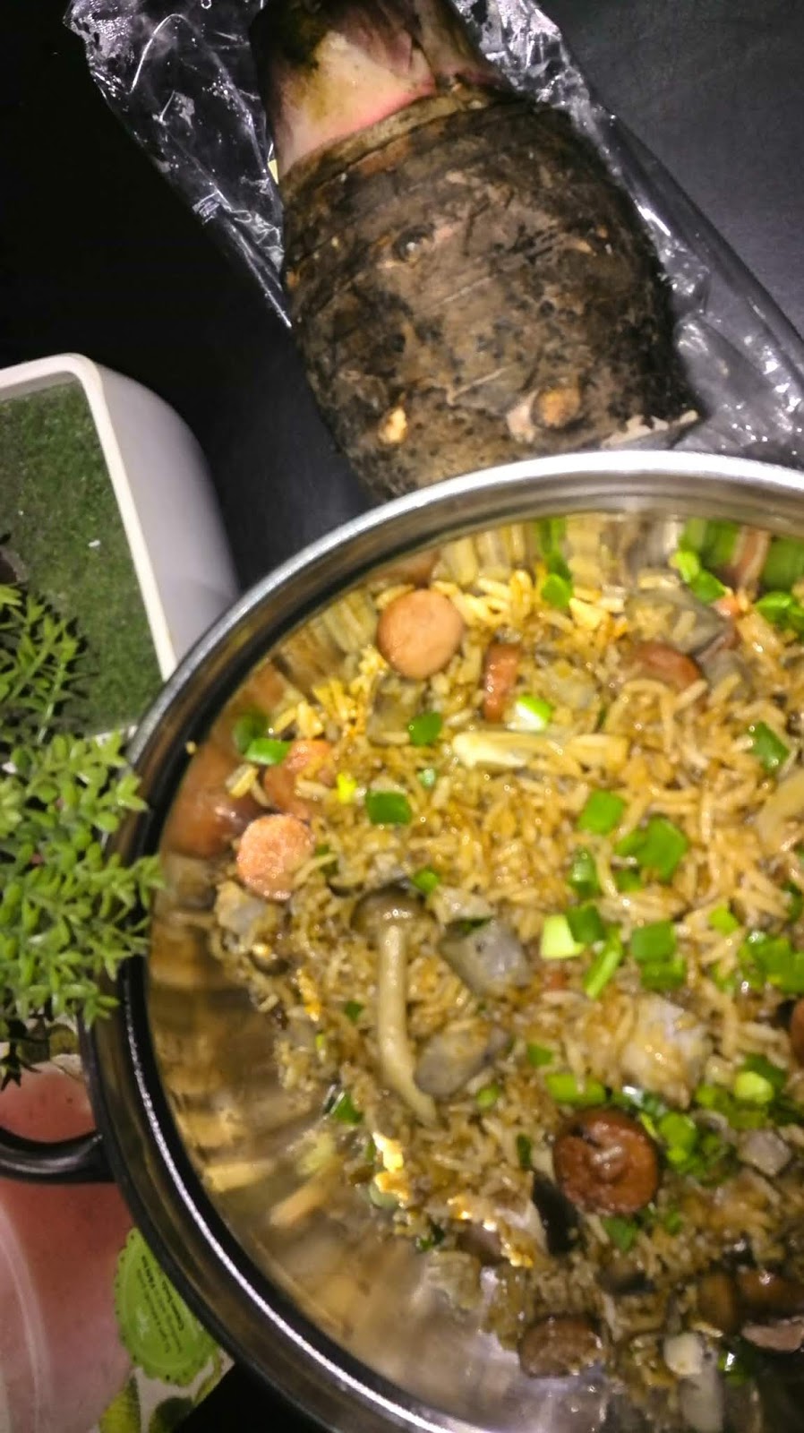 namakucella: NASI GORENG KELADI / CHINESE TARO FRIED RICE