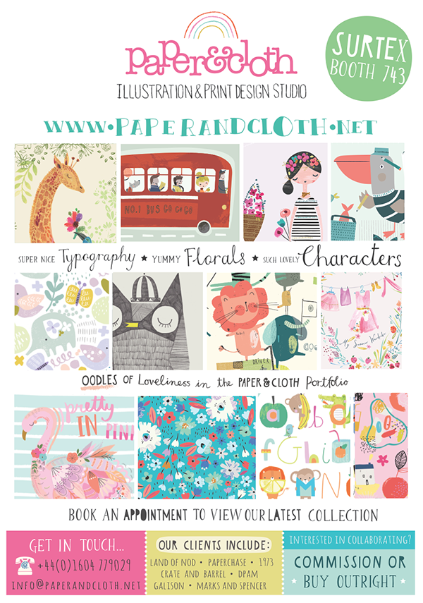 Paper & Cloth at Surtex... | love print studio blog