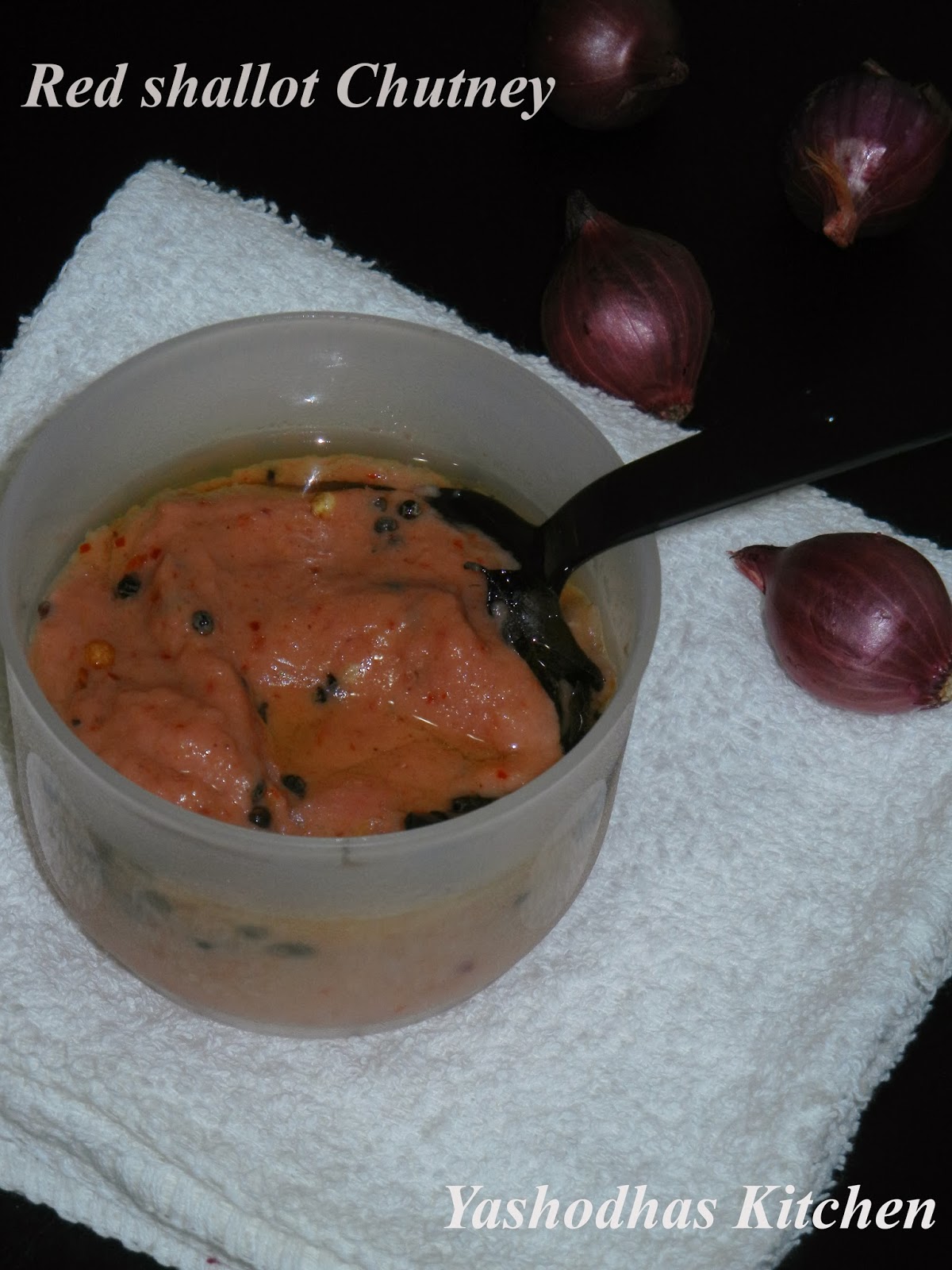Yashodha's kitchen: RED SHALLOT CHUTNEY / INDIAN STYLE RED SHALLOT ...