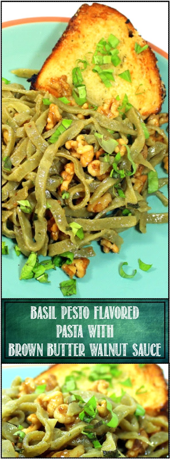 52 Ways to Cook: Basil Pesto Flavored Pasta with a Brown Butter Walnut ...