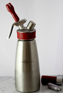 Strawberries and Homemade Cream with a Whipping Siphon - Ever Open Sauce