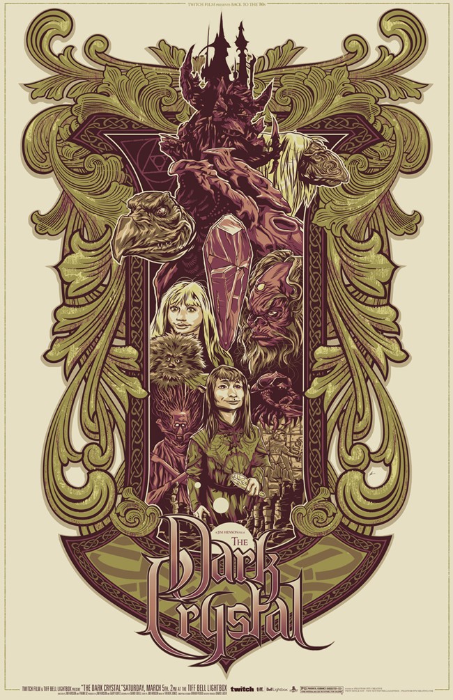 The Geeky Nerfherder: Movie Poster Art: The Dark Crystal (1982)