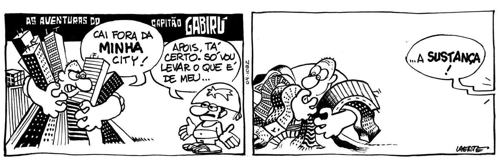 Tiras da Miséria: As Aventuras do Capitão do Gabiru
