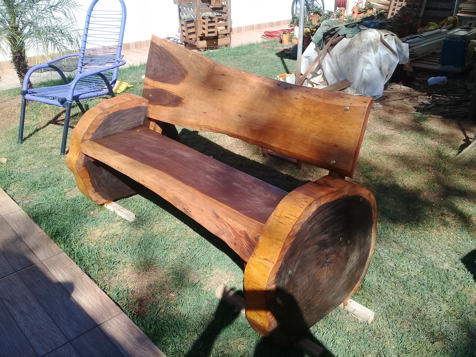 Banco em Madeira Rústico: maio 2019