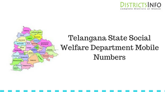 Telangana State Social Welfare Department Mobile Numbers