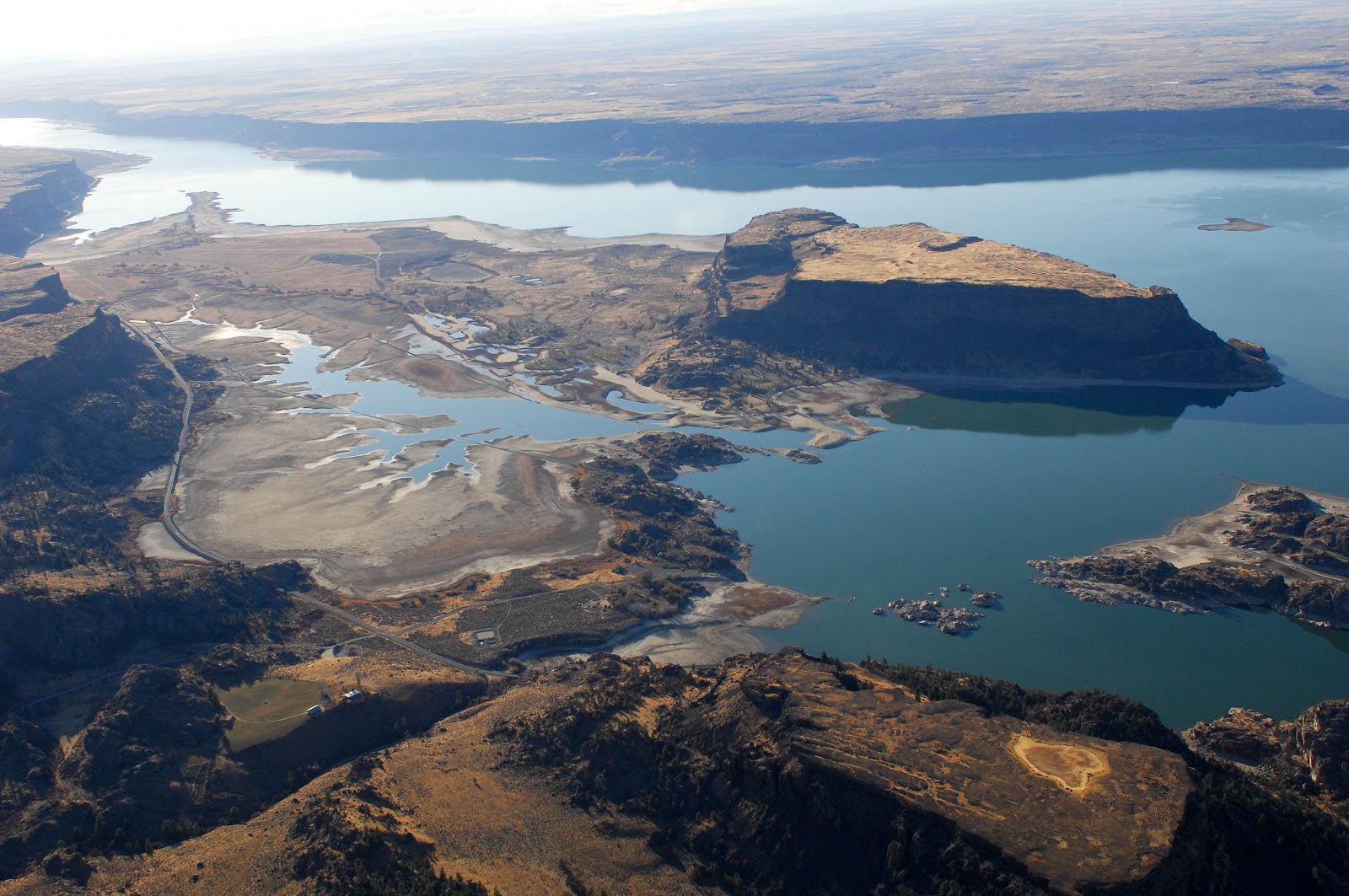 Big Bend Railroad History: Banks Lake Drawdown-1