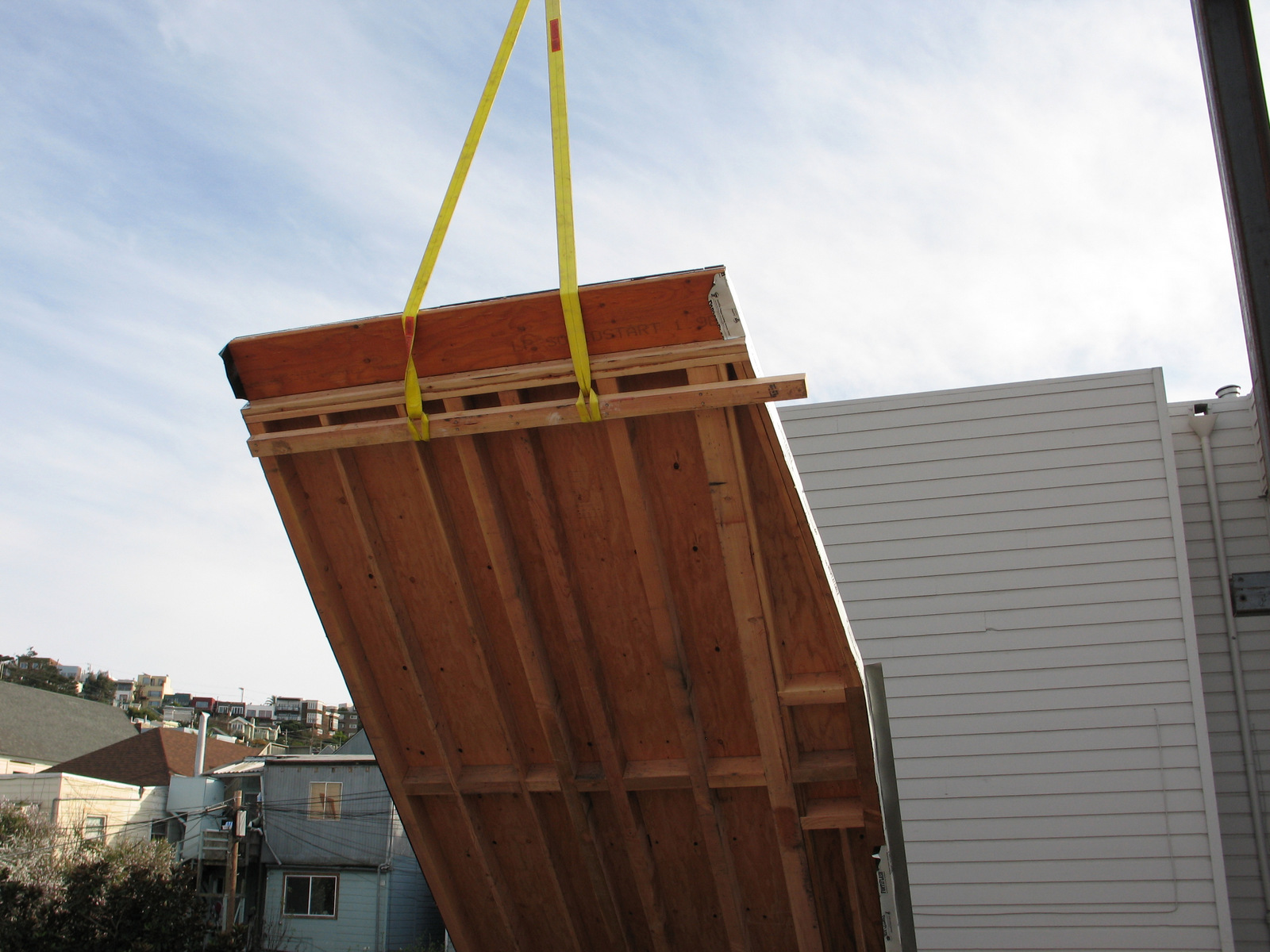 Roof Framing Geometry: Two Hour Fire Wall