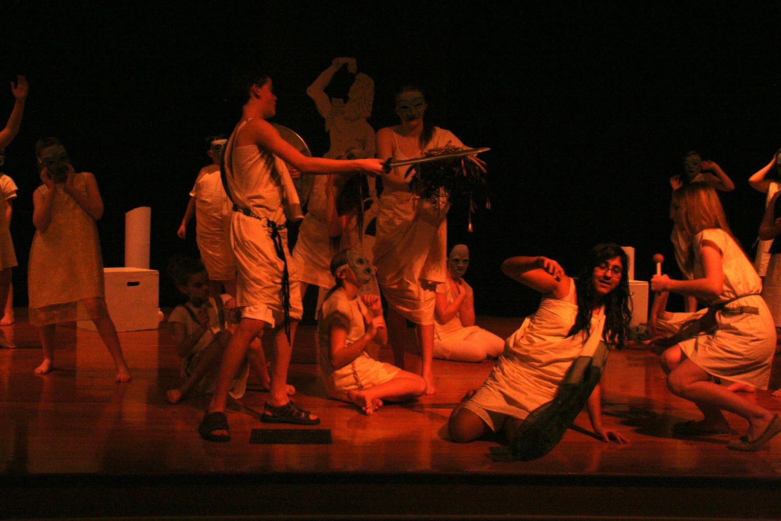 "Circus Olympus" ... Greek Theatre!: Perseus & Medusa Production Photos