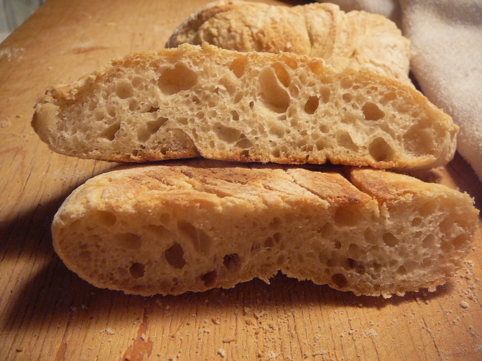 The Hidden Pantry: Jason's Quick Coccodrillo Ciabatta Bread