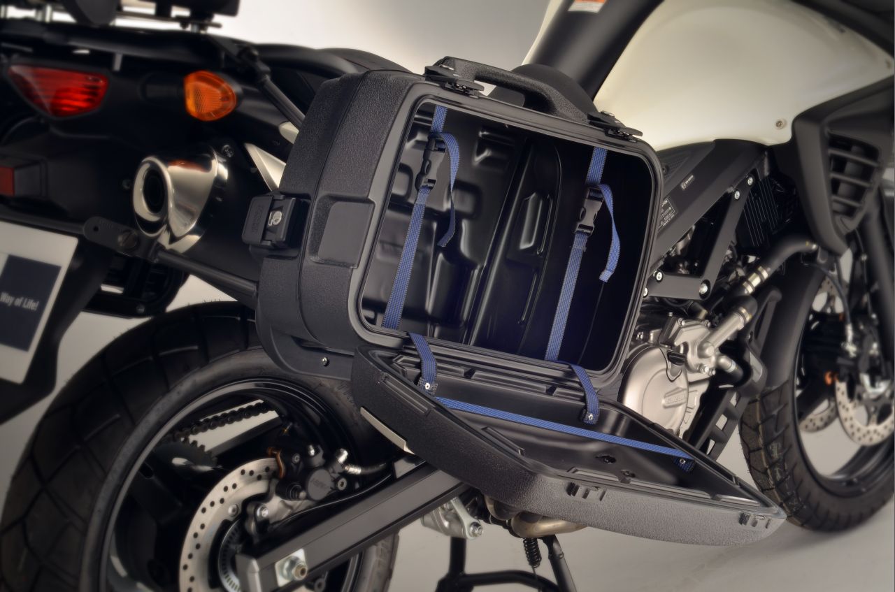 Revista Scooter: Nuevos accesorios para la Suzuki V-Strom