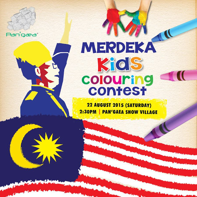 Contest Peraduan Malaysia: Merdeka Kids Colouring Contest