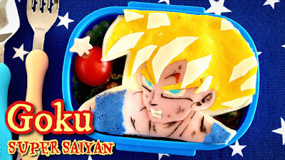 Goku Super Saiyan Bento Lunch Box (Dragon Ball Kyaraben) | Japanese ...