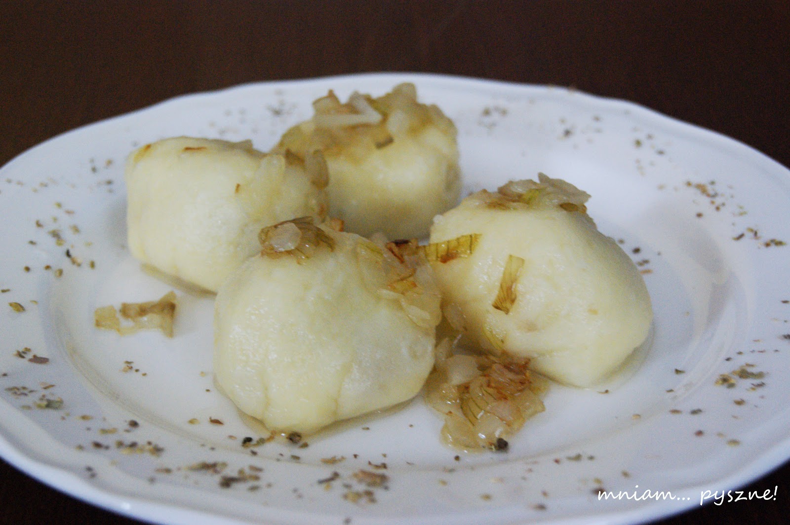 mniam... pyszne!: Pyzy z mięsem