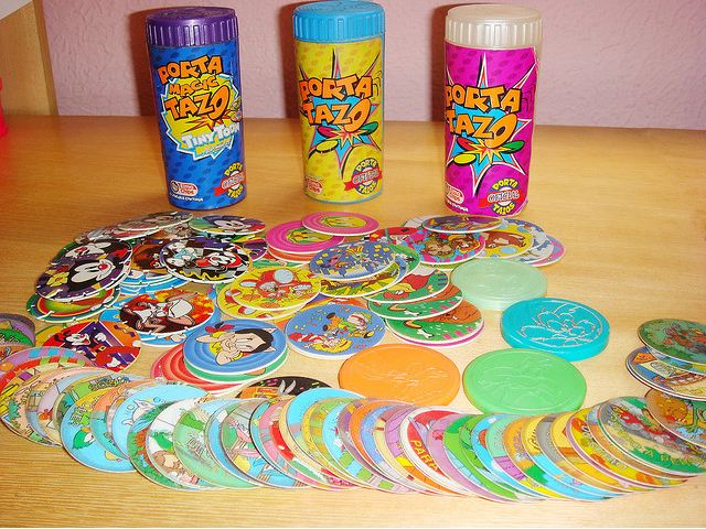 old days collections: tipos de tazos