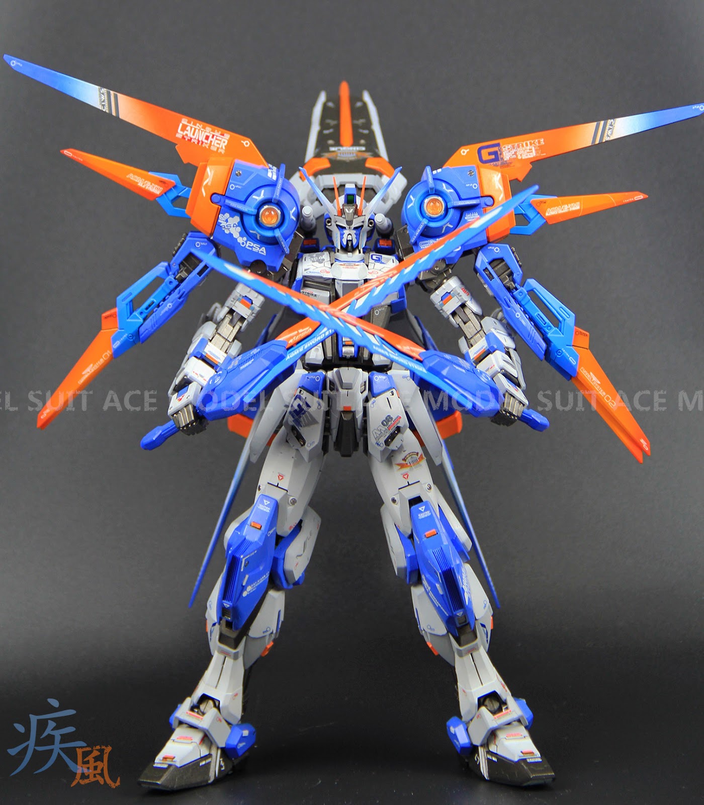 GUNDAM GUY: 1/100 Gale Strike Gundam - Painted Build